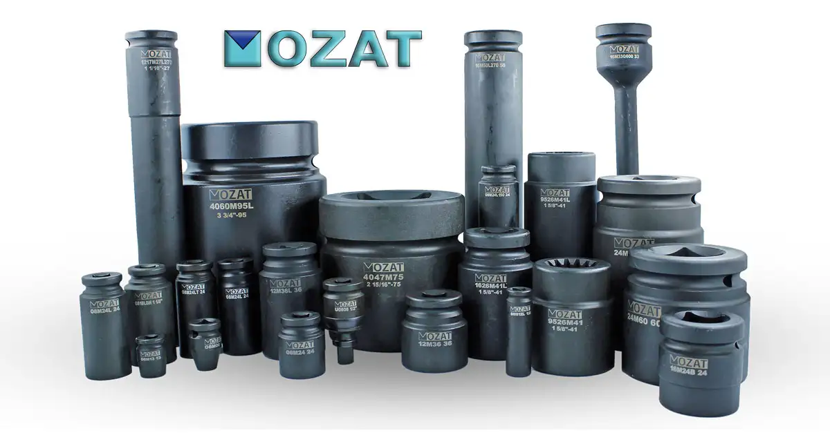 6 Point 3/4" Square Drive Impact Sockets - OZAT 2000 UG